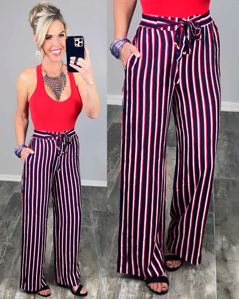 Take The Lead Pants - Navy – privityboutique